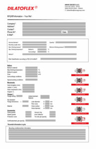 Technical Questionnaire - DILATOFLEX